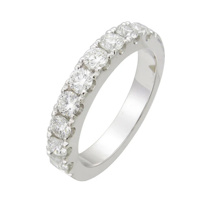 Halfway Diamond Bands – Klim Jewelry