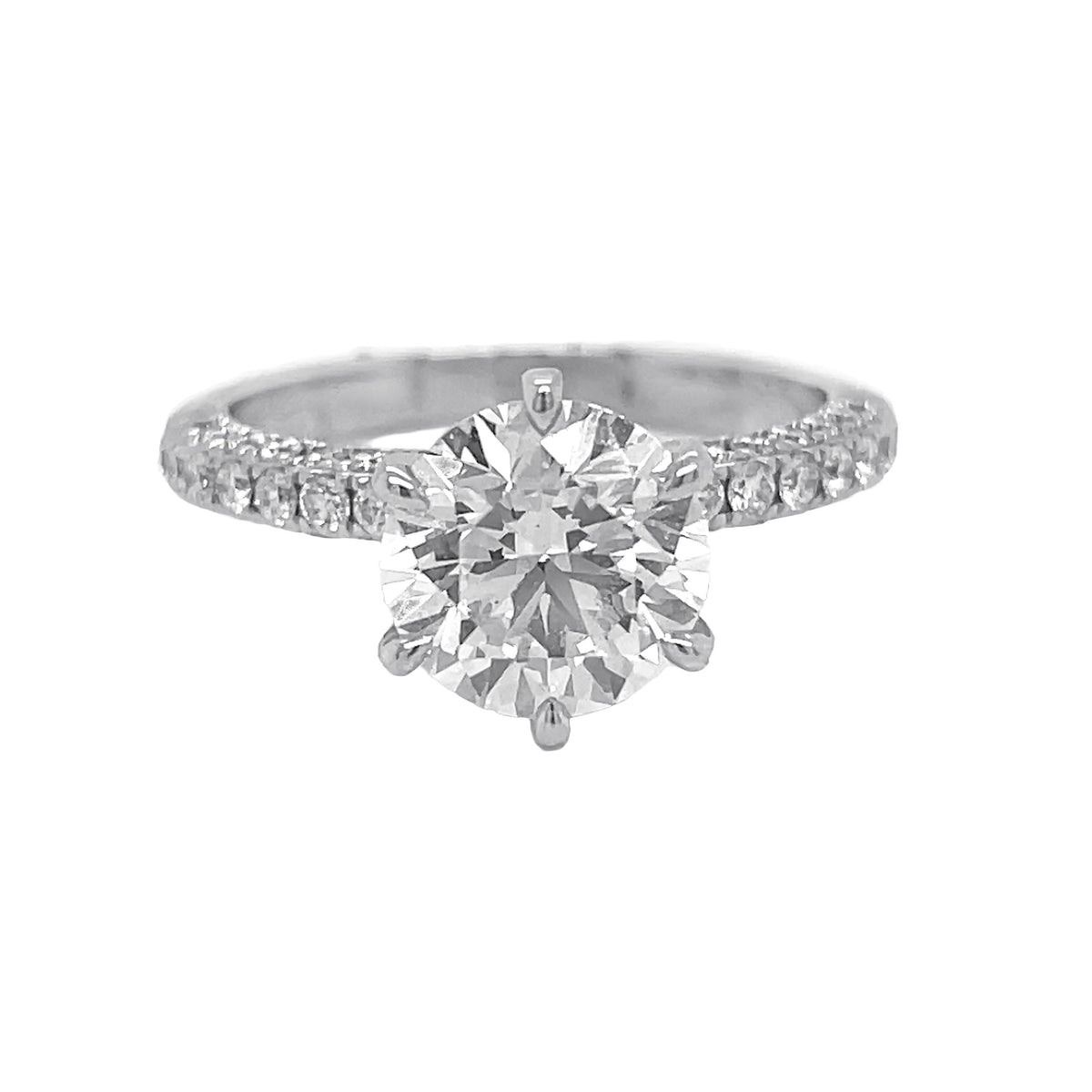 18kt White Gold Diamond Ring – Klim Jewelry